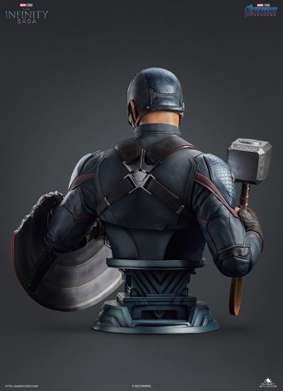 Creation At Works. CAPTAIN AMERICA LIFE-SIZE BUST