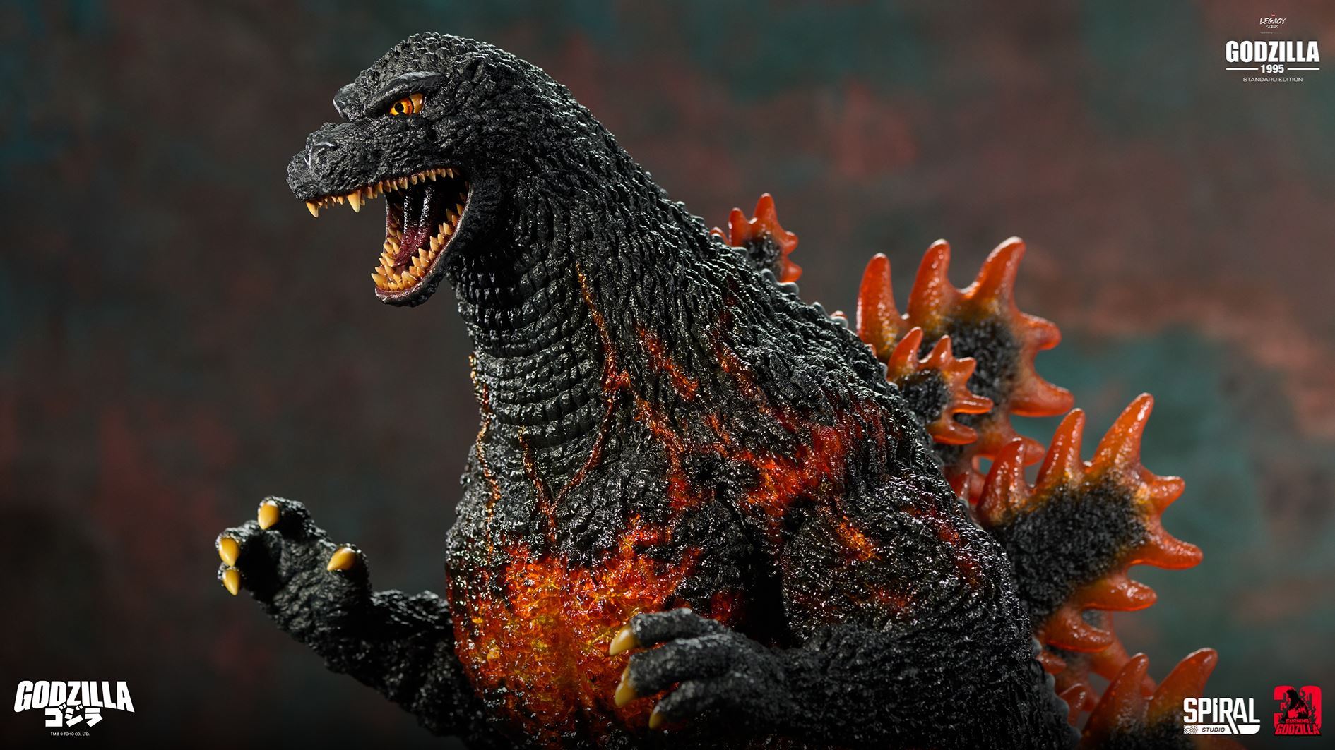Creation At Works. The Legacy Series - Godzilla 1995 Statue (Standard ...